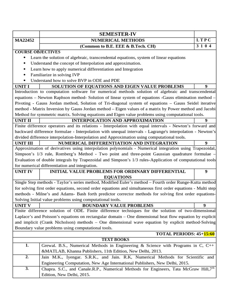 SEM 4 R22 Syllabus in Process | PDF | Electric Motor | Control Theory