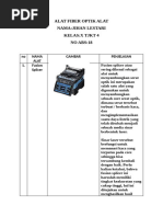 Alat Alat Fiber Optic Beserta Fungsinya | PDF