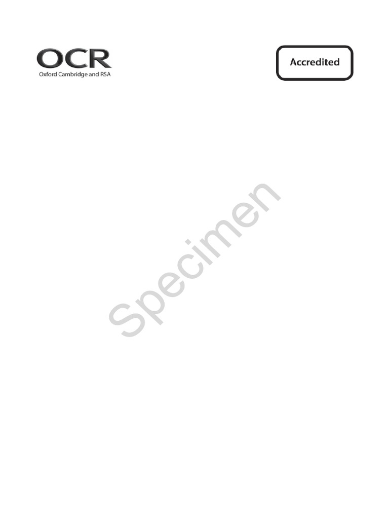 Data Sheet - OCR (B) Physics GCSE | PDF