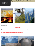 Ethiopia's Topography and Physiographic Divisions | PDF | Plateau ...