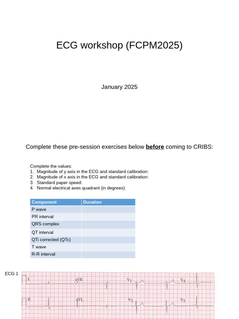 ALS #4 1-9-25 ECG Workshop_v2_Student Version 2 | PDF