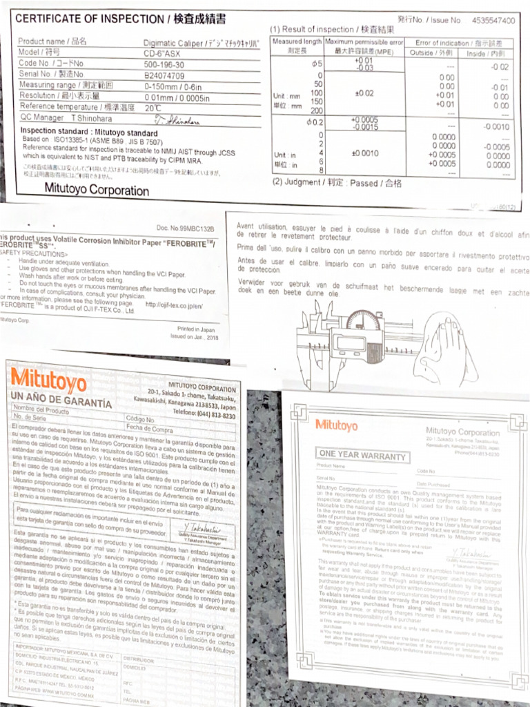 Mitutoyo Corporation | PDF