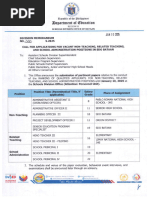 Comparative Assessment Results-Registry of Qualified Applicants (Car ...