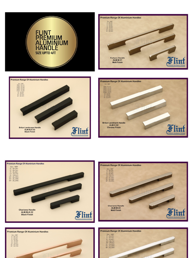Aluminium Handle Range | PDF