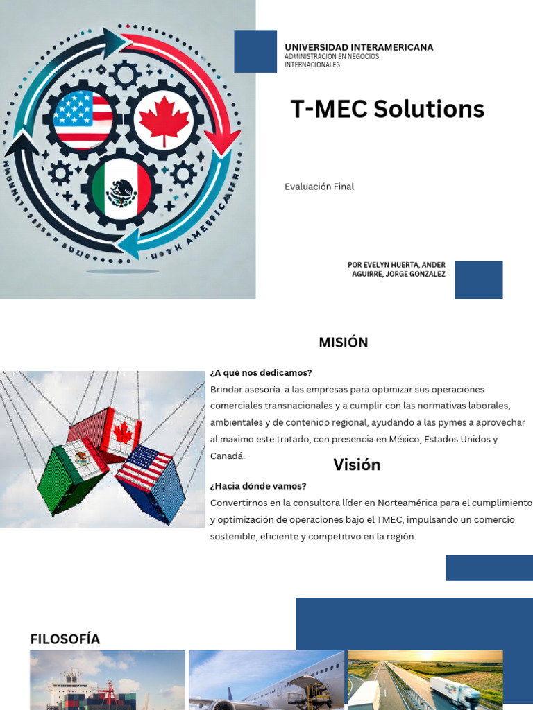 TMEX Solutions | PDF | Cadena de suministro | Pequeñas y medianas empresas