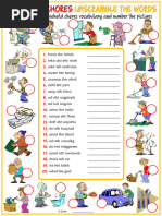 Household Chores Vocabulary Esl Crossword Puzzle Worksheet For Kids ...