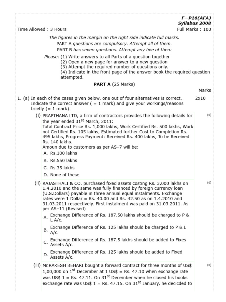 CWA ICWA Final - Group IV - Advanced Financial Accounting and Reporting ...