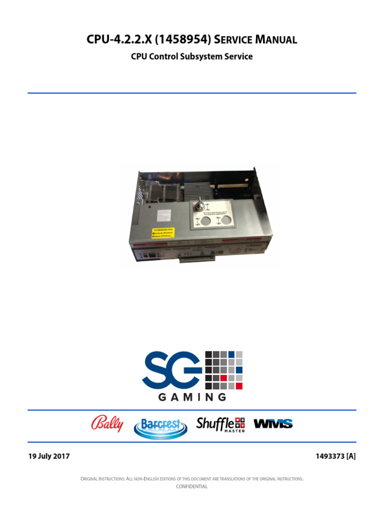 SG-CPU4 | PDF | License | Computer Hardware