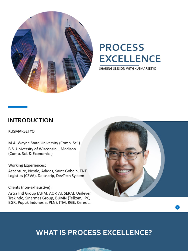 Materi Process Excellence | PDF | Six Sigma | Business Process Management