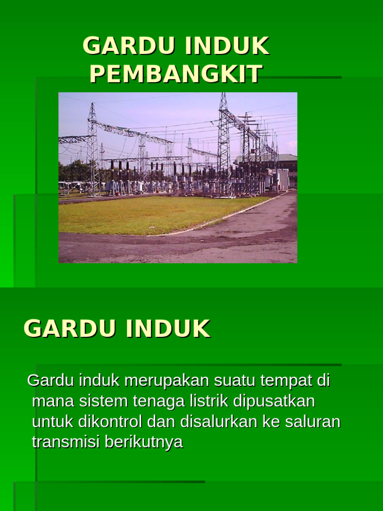 Gardu Induk Pembangkit | PDF