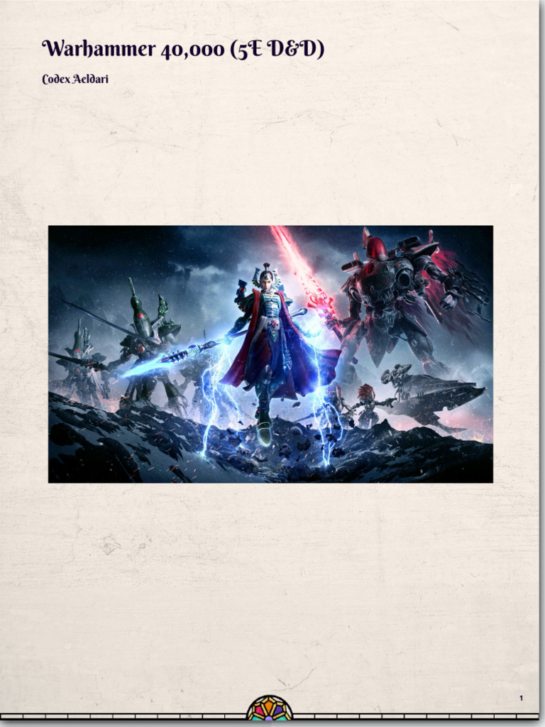 Warhammer 40k Xenos Codex _ GM Binder | PDF