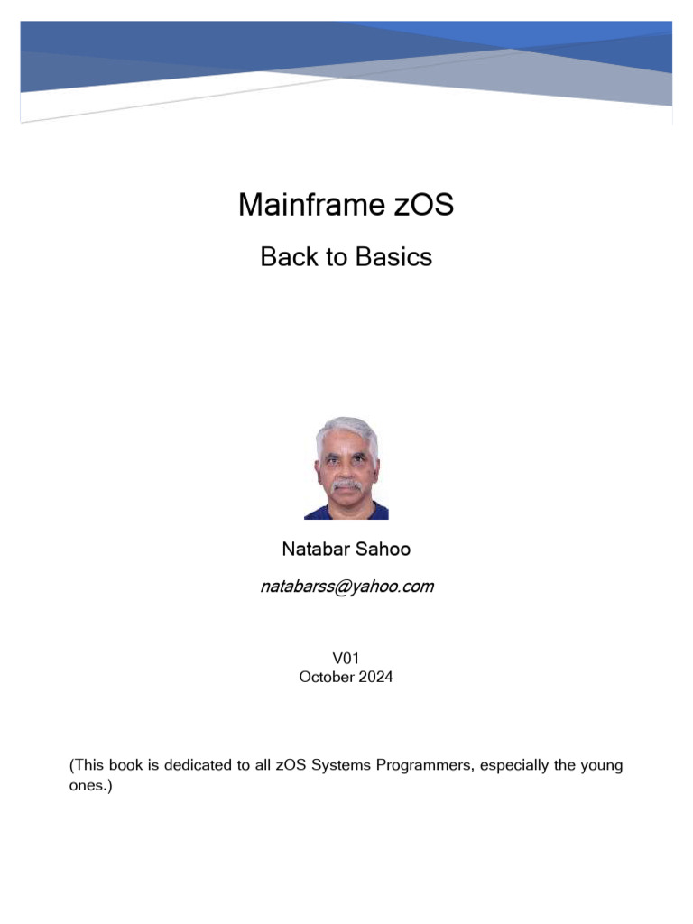 Mainframe zOS - Back To Basics | PDF | System Software | Computer Hardware