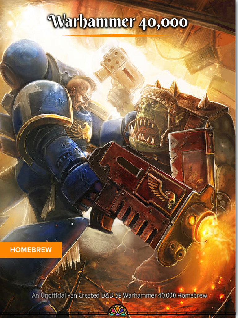 Warhammer 40k 5E - GM Binder | PDF | Human