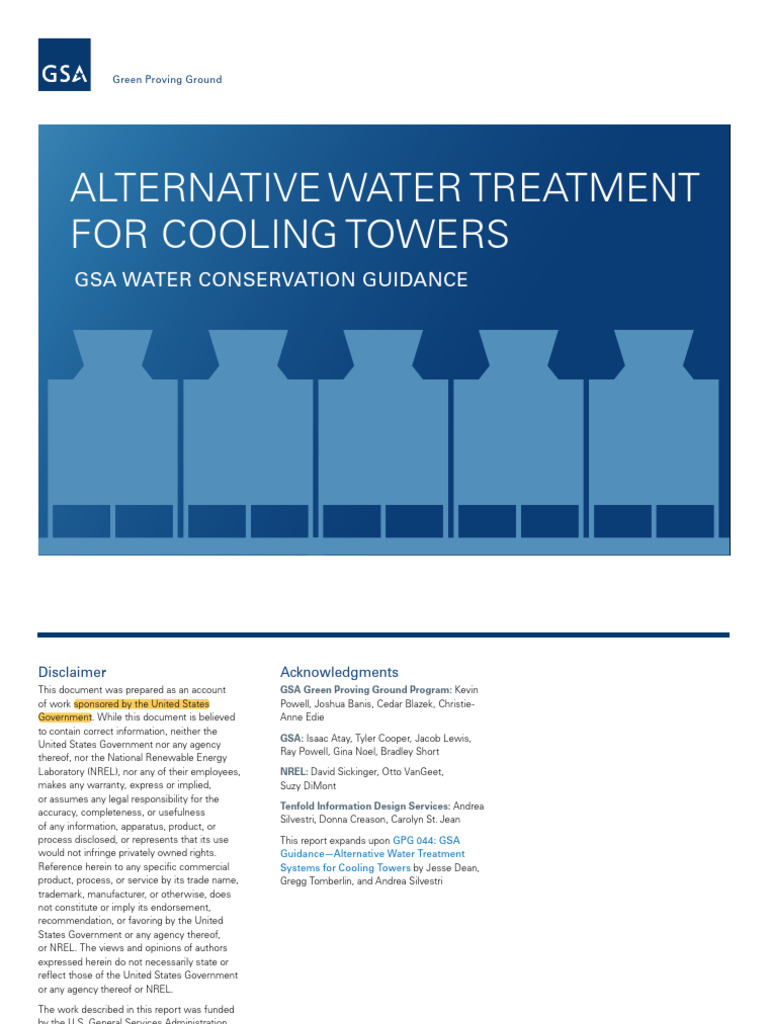 AWT Guidance For GSA - Dec2024 - 0 | PDF | Water | Water Treatment