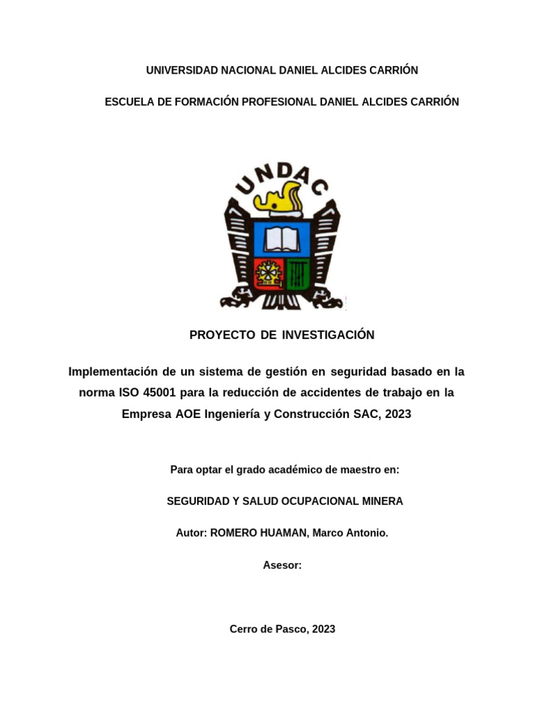 PG - ROMERO HUAMAN, Marco Antonio | PDF | Business