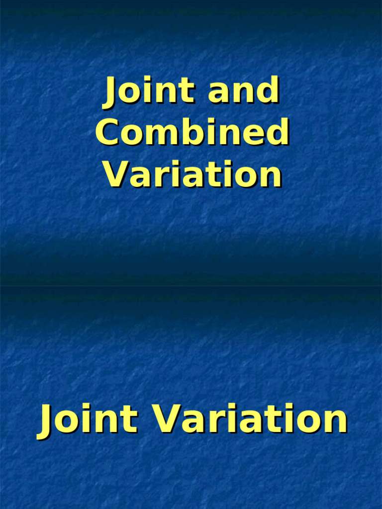 Joint and Combined Variation 9 | PDF | Area | Gases
