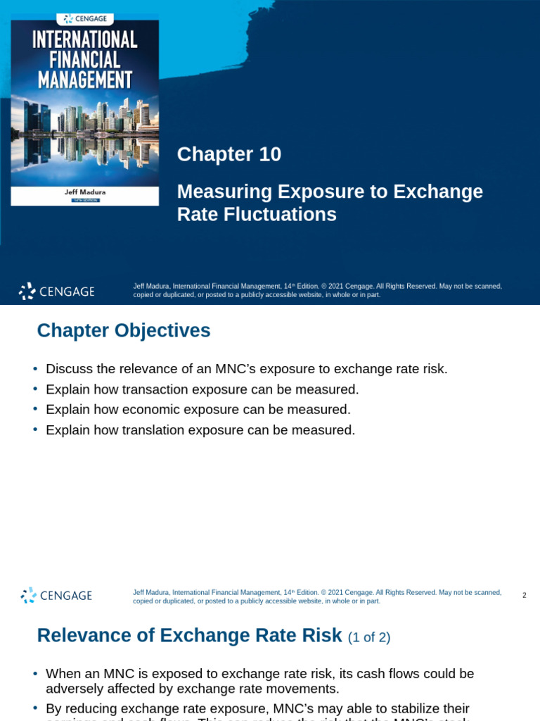 Madura14e_Ch10_Final (1) | PDF | Exchange Rate | Value At Risk