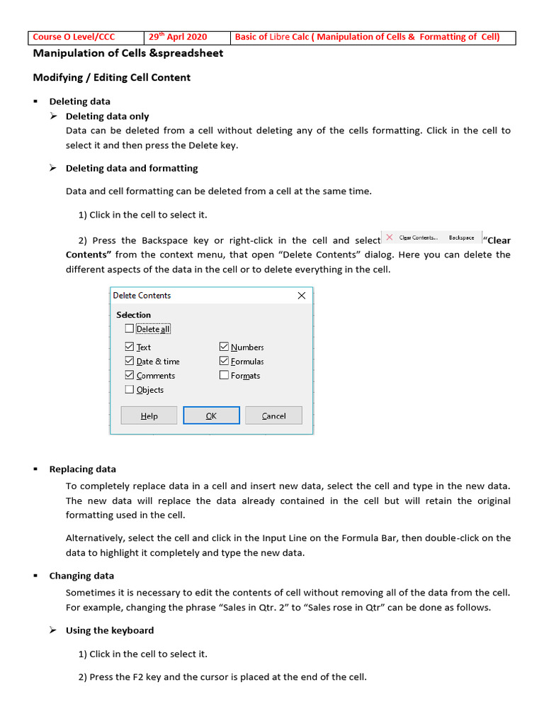 CCC Course Assignment 29april2020 AKS | PDF | Computer Keyboard | Cursor (User Interface)