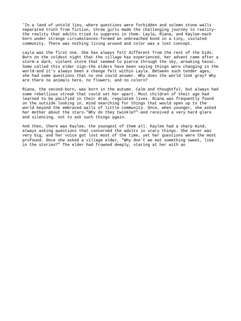 Journey to Truth in a Colorless Land | PDF