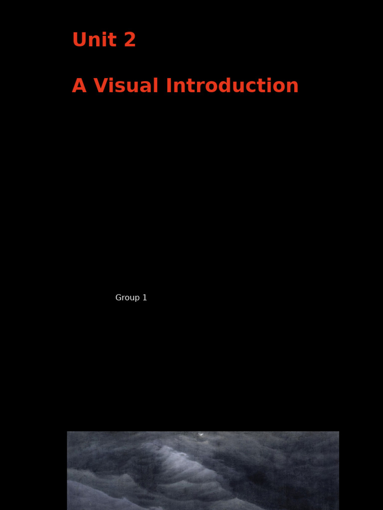 Unit 2 Visual Art Analysis Excercise | PDF