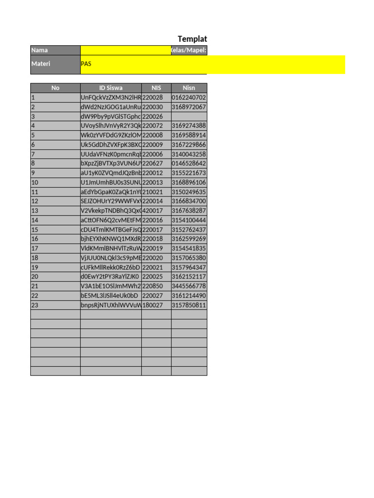 PAS SBDP Kls 3 | PDF