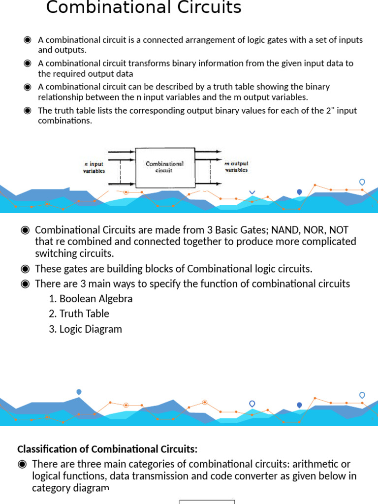 CA Chapter 3 Combinational Circuits | PDF | Logic Gate | Mathematics