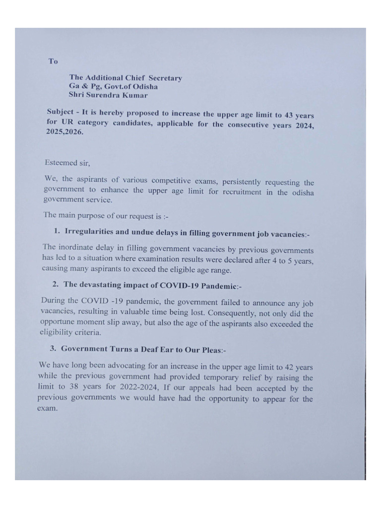 Additional Chief Secretary | PDF