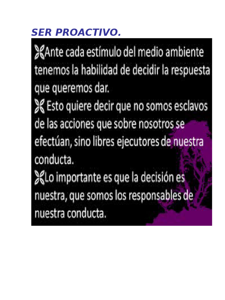 Ser Proactivo | PDF