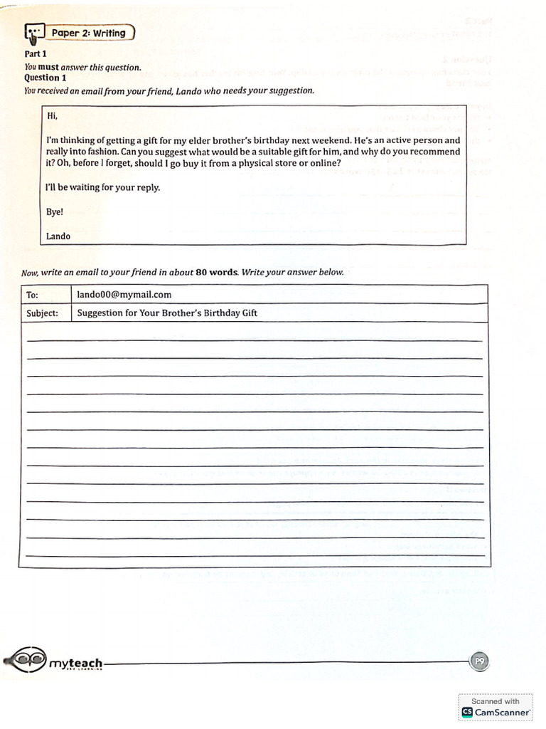 SPM Paper Writing | PDF