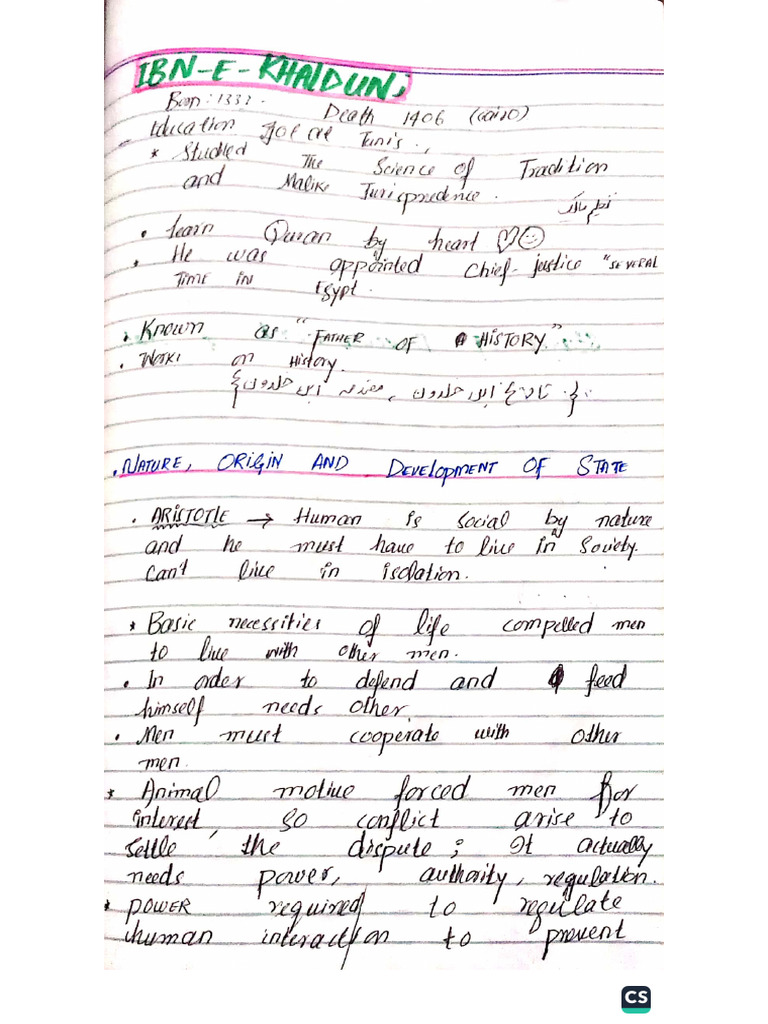 Notes For Bs Political Science | PDF