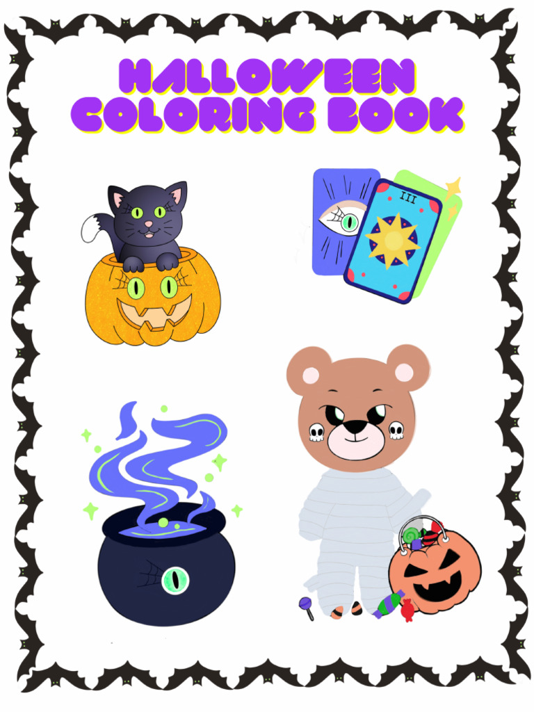 Cute Halloween Coloring Book | PDF