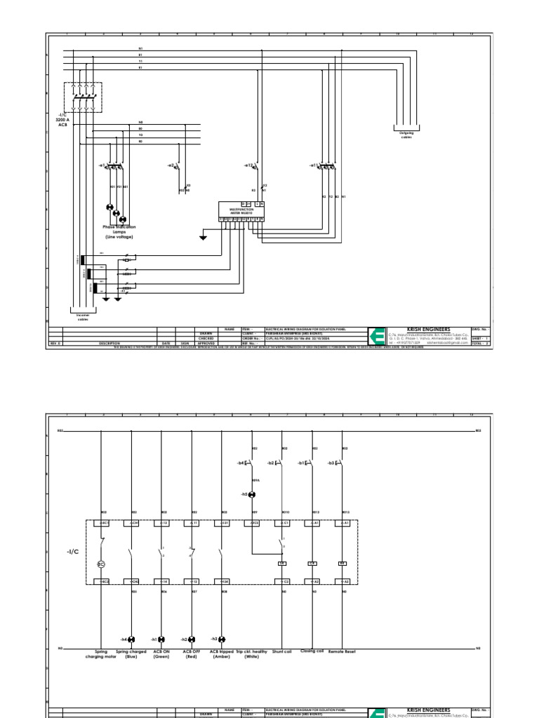 Electrical Wiring for Isolation Panel | PDF | Electricity ...