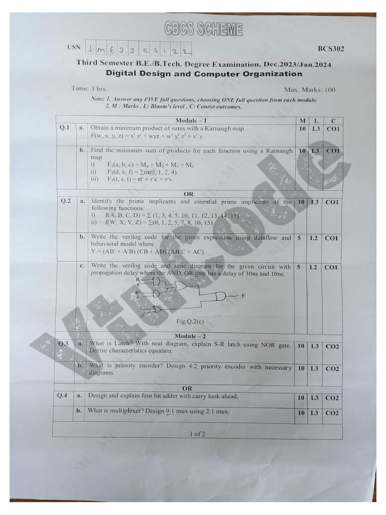 BCS302 Regular Paper | PDF