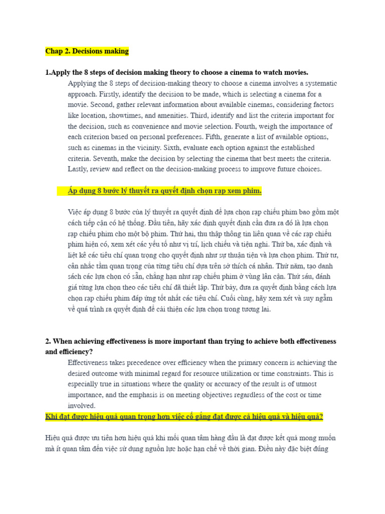 Short Answer Questions for PM | PDF
