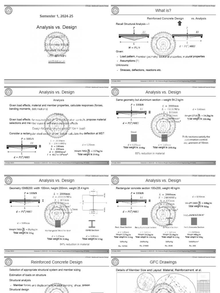 L01 AnalysisDesign | PDF | Deformation (Engineering) | Strength Of Materials