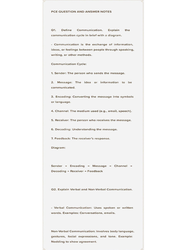 PCE SEM 1 [ QB + SOLUTION ] } - _ | PDF