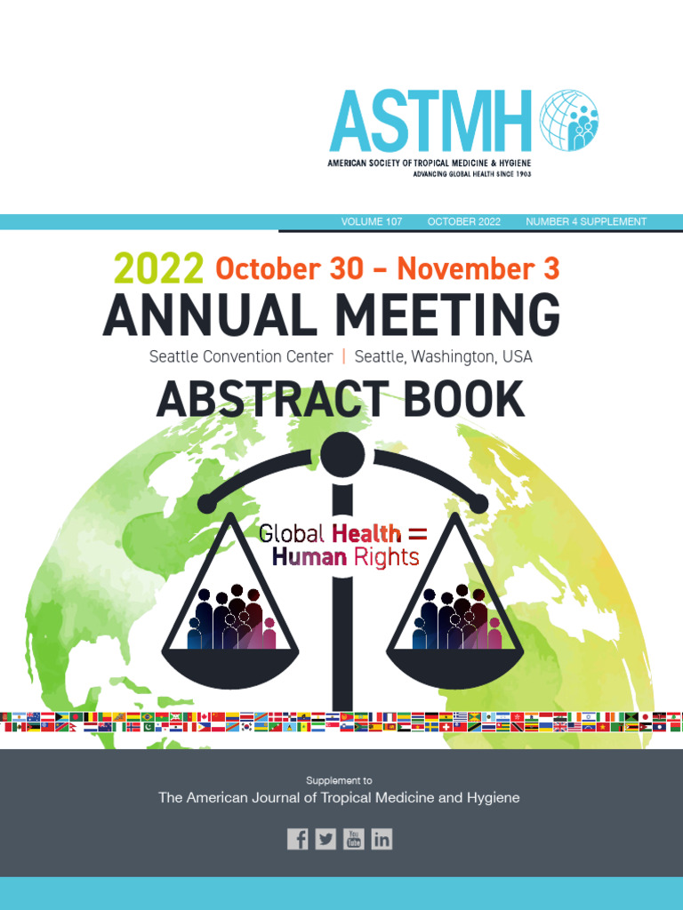ASTMH 2022 Annual Meeting Abstract Book | PDF | Malaria | Fitness (Biology)