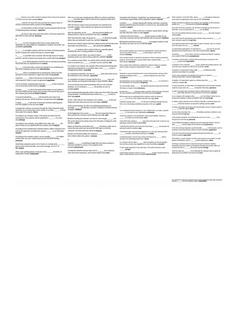 Trắc nghiệm TACN | PDF | Customer | Advertising