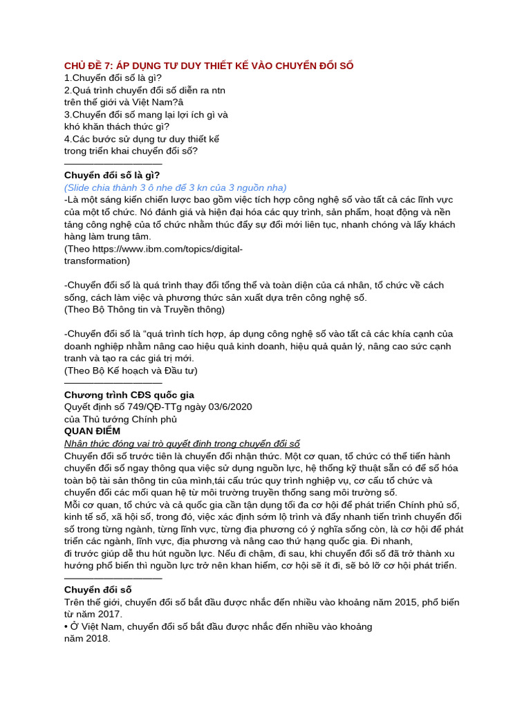 Bài thuyết trình tdtk | PDF