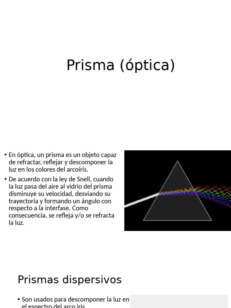 Prismas Ópticos y Lentes Oftálmicos | PDF
