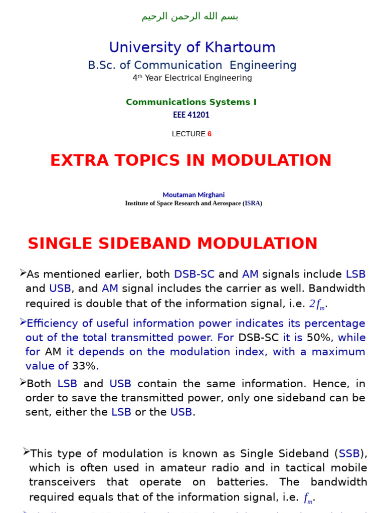 CommSys6 | PDF | Computer Engineering | Electromagnetic Radiation