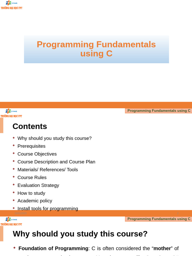 Slot - 00 - Course Introduction | PDF | Computer Programming | Computing