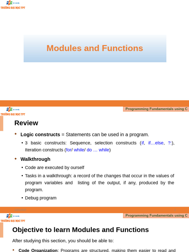 Slot 08 09 Modules Functions | PDF | Parameter (Computer Programming ...