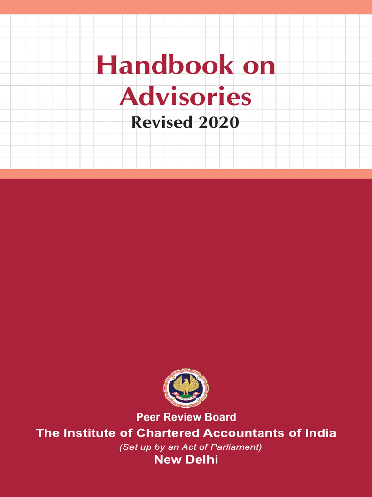 Handbook Advisories 2020 | PDF | Audit | Accounting