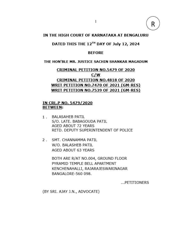 Judgement - Sachin Shankar Magadum | PDF | Supreme Court Of India ...