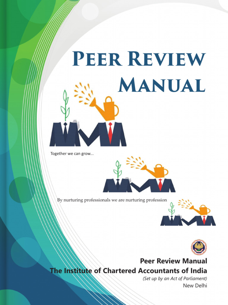 ICAI Peer Review Manual Overview | PDF | Audit | Accounting