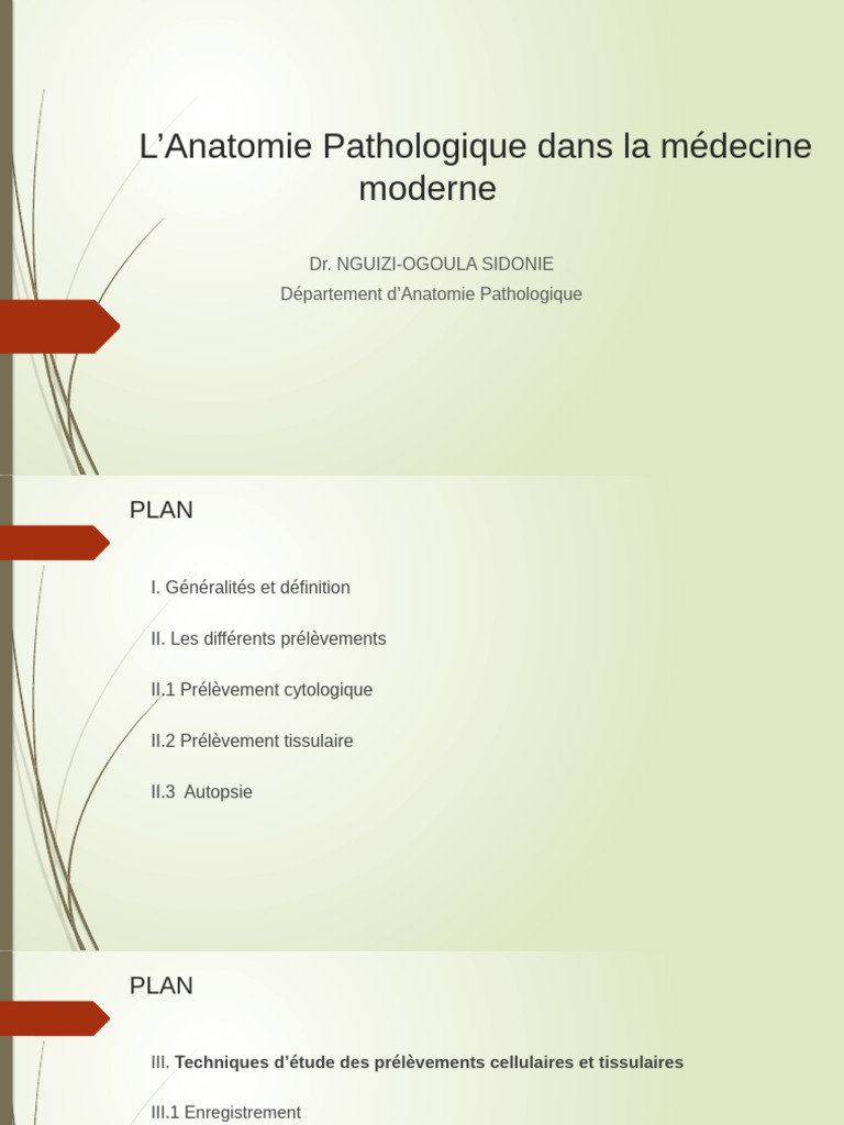 L’Anatomie Pathologique dans la médecine moderne.Vf | PDF | Biopsie ...