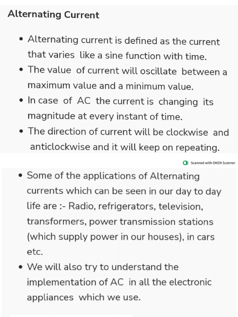 Alternating Current | PDF