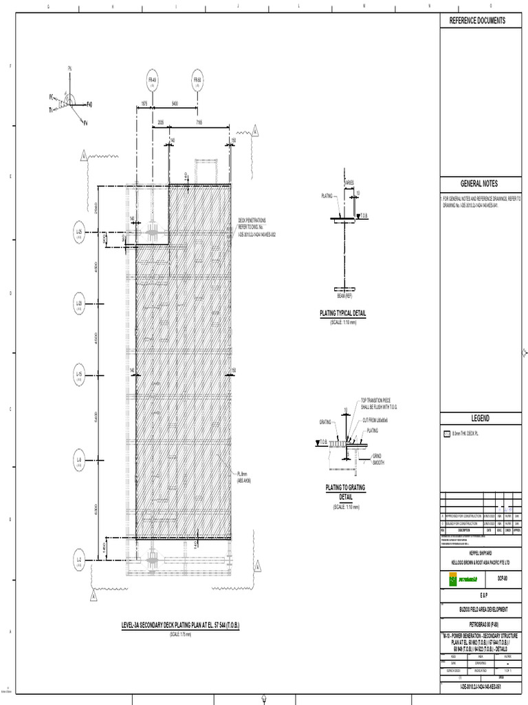 Buzios Field Deck Plating Plan Details | PDF