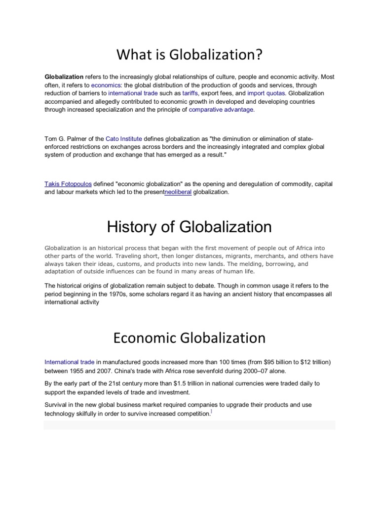 Economics International Trade Tariffs Import Quotas Comparative ...